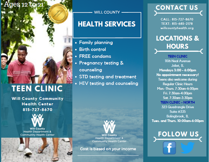 Teen Brochure New 3 | Will County Health Department