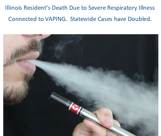 Vaping Death Front | Will County Health Department