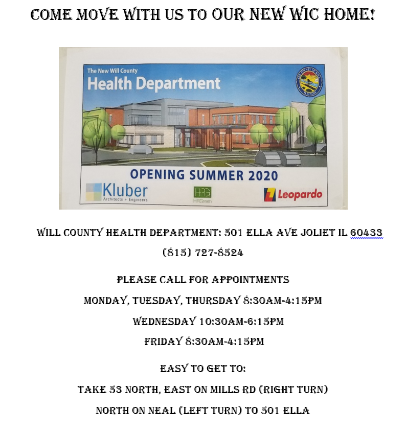 WCHD WIC Office Moves into New Joliet Building (Bolingbrook and Monee ...