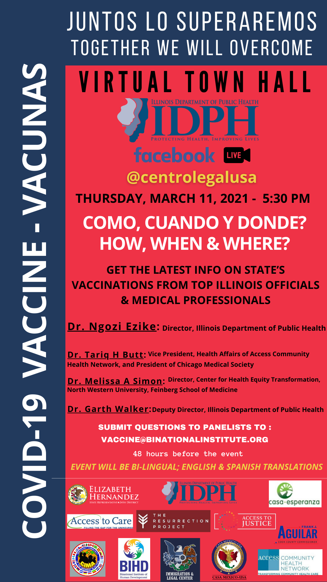 IDPH BIHD VIRTUAL TOWNHALL | Will County Health Department